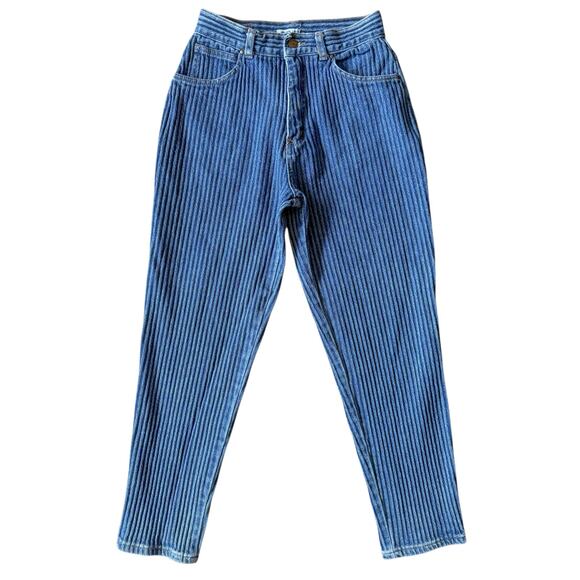 Jeanjer | Jeans | Vintage Jeanjer Ribbed Jeans Denim High Rise Retro 9s ...